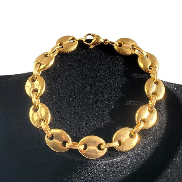 Jewelry | 8 Womens 14k Gold Chain Link Style Bracelet 14 Karat Ladies ...
